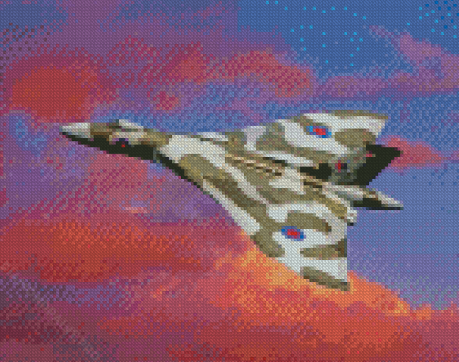 Avro Vulcan Art - Diamond Painting - DiamondPaint.PRO