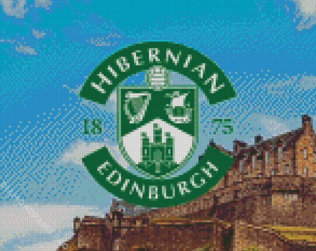Hibernian Fc Team Logo - Diamond Painting - DiamondPaint.PRO