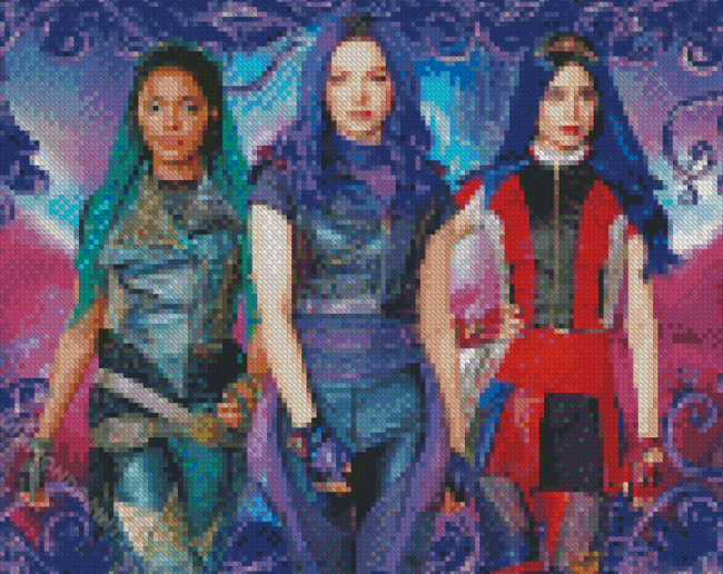 Descendants Girls - Diamond Painting - DiamondPaint.PRO