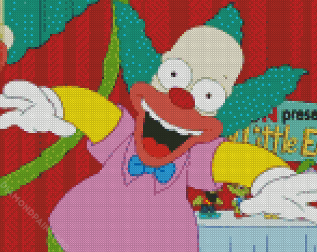 The Krusty The Clown - Diamond Painting - DiamondPaint.PRO