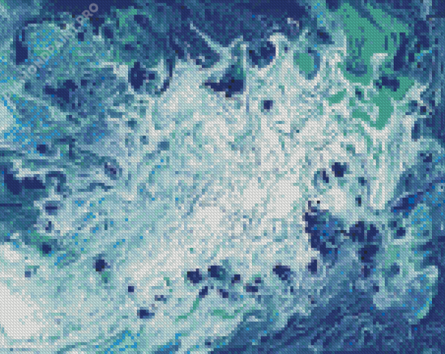 Abstract Ocean - Diamond Painting - DiamondPaint.PRO