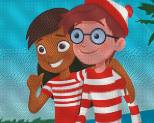 Wally And Wenda From Wheres Waldo Diamond Painting Diamondpaint Pro
