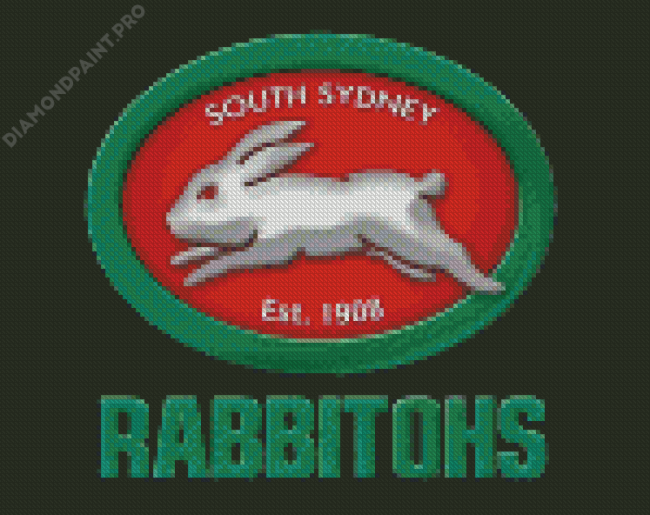 South Sydney Rabbitoh Logo - Diamond Painting - DiamondPaint.PRO